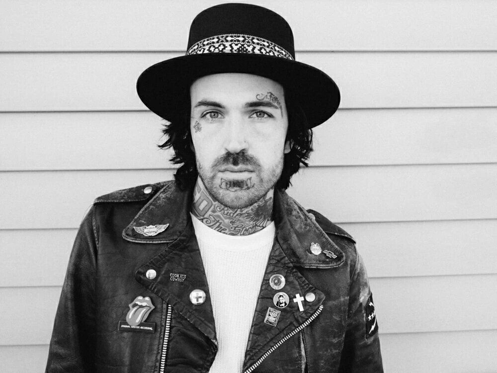 Плакат, постер Yelawolf на холсте, размер 21х30см