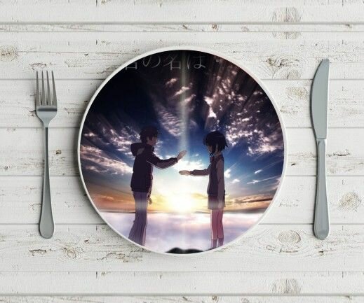 Тарелка по аниме Твоё Имя, Your Name №3