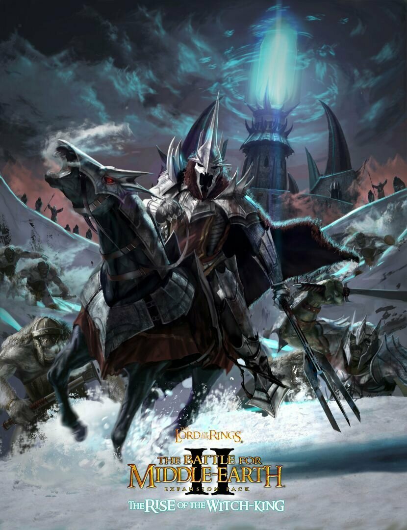 Плакат, постер Tolkien-the Battle for Middle-Earth, Битва за Средиземье на бумаге, размер 21х30см