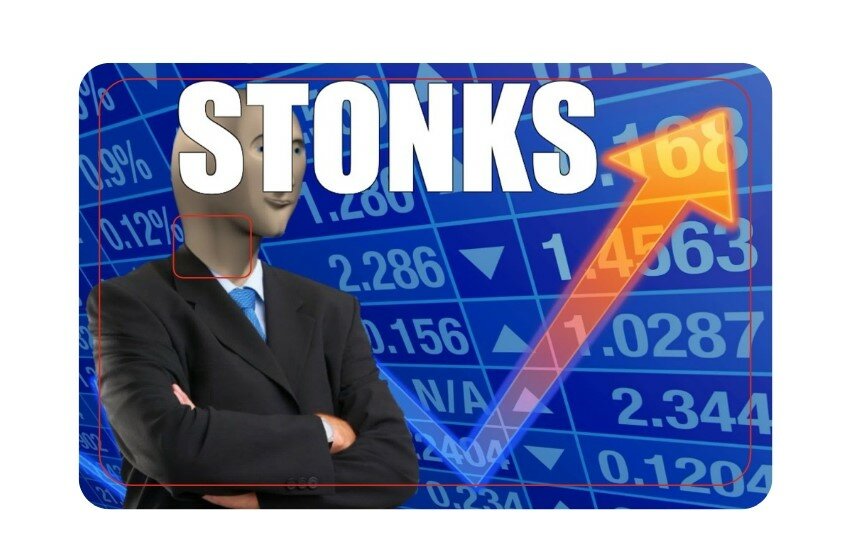 Наклейка на банковскую карту, стикер на карту, мемы, приколы, комиксы, стильная наклейка, STONKS