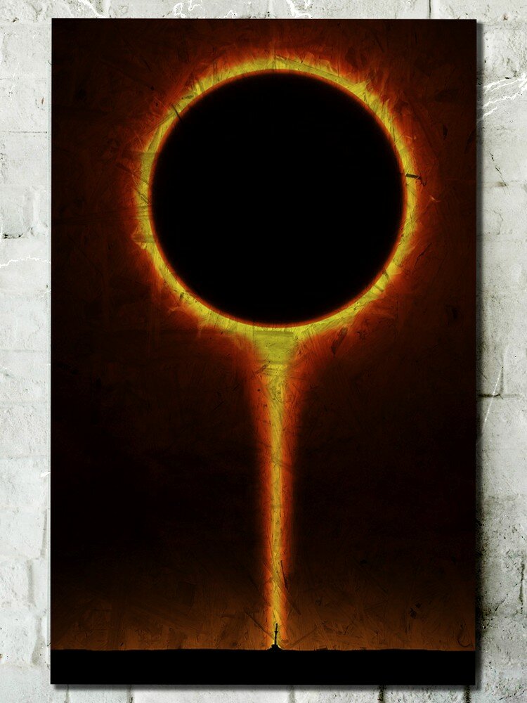 Картина интерьерная на рельефной доске ОСП Игры Dark Souls 3 - 14139