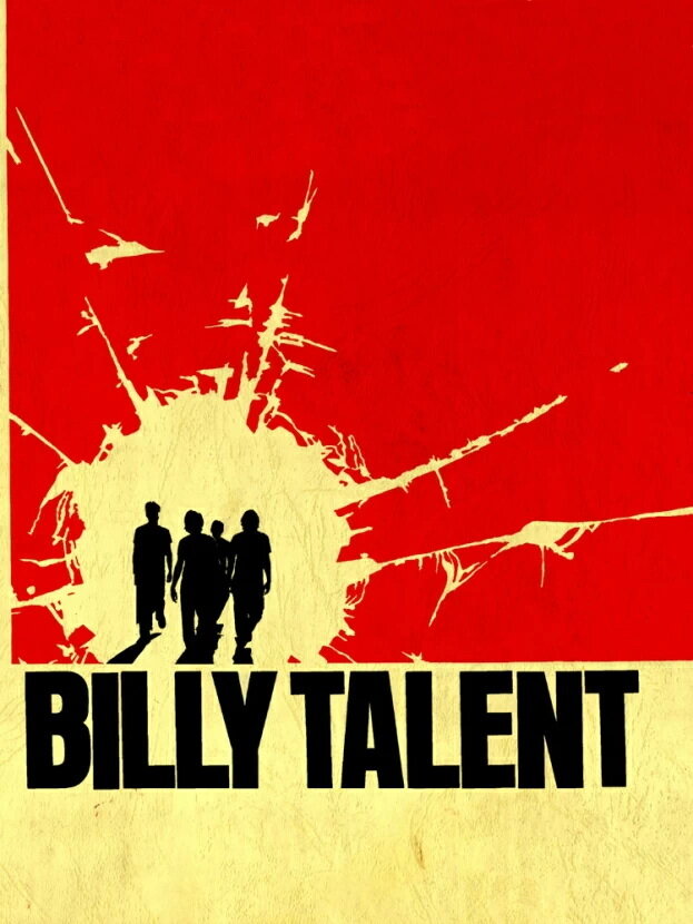 Плакат, постер Billy Talent на холсте, размер 21х30см