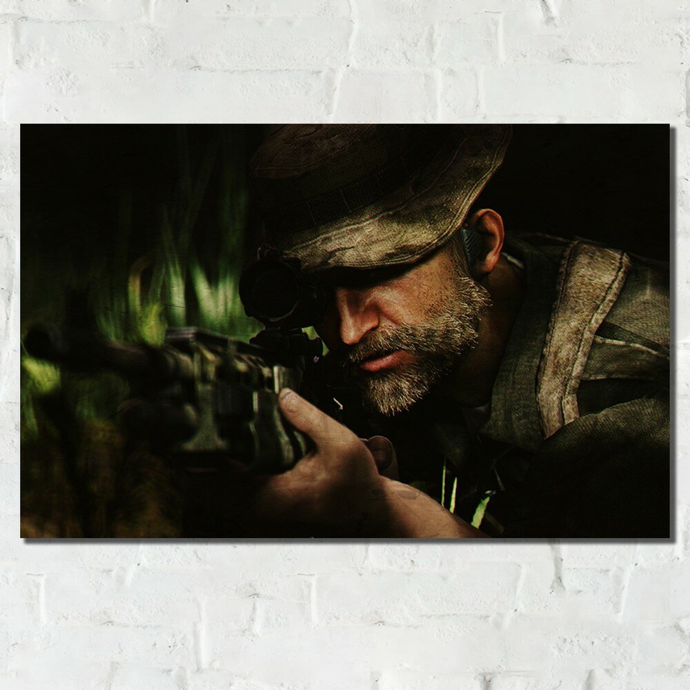 Картина интерьерная на рельефной доске ОСП Игры Call of Duty Modern Warfare - 15020