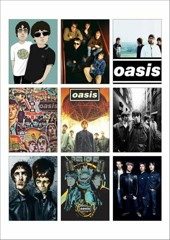 Наклейки, стикеры Oasis, Оазис №1