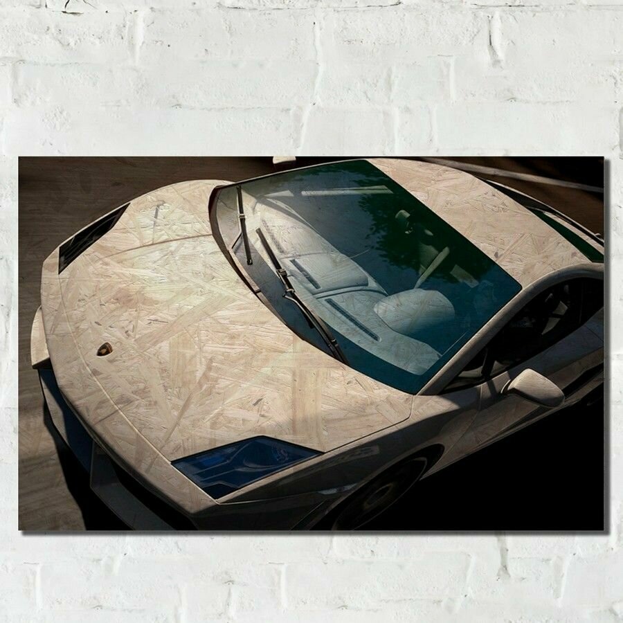 Картина интерьерная на рельефной доске, рисунок ОСП игра Gran Turismo 5 Academy - 11677