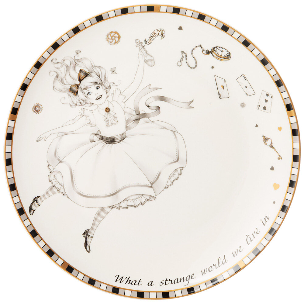 Тарелка закусочная lefard wonderland 20 см KSG-590-531