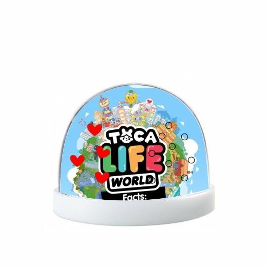 Водяной шар Тока Бока, Toca Boka №3, Искусственный снег