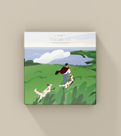 Мыло натуральное Pavlovna «Корзина разнотравий», ручной работы, набор из 4 кусков