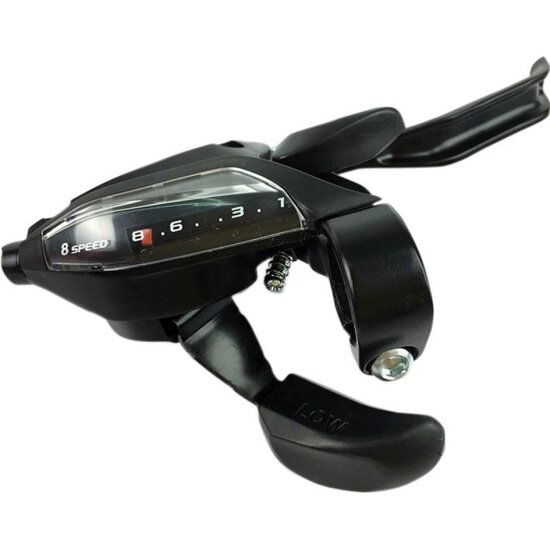Переключатель задний Shimano ASTEF5002RV8ALC 2-8013 шифтер+торм. ручка, 8ск. прав, трос, черный