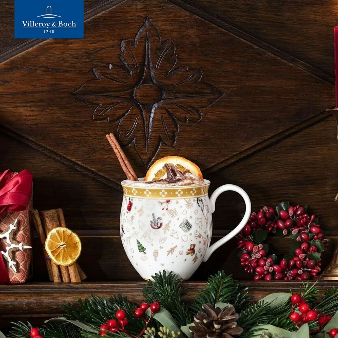 Кружка новогодняя 340 мл, Toy's Delight, Villeroy & Boch, Премиум-Фарфор