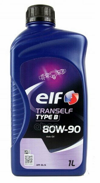 Масло трансмиссионное ELF Tranself typ b 80W90 GL-5 1л На складе ELF арт. 194747