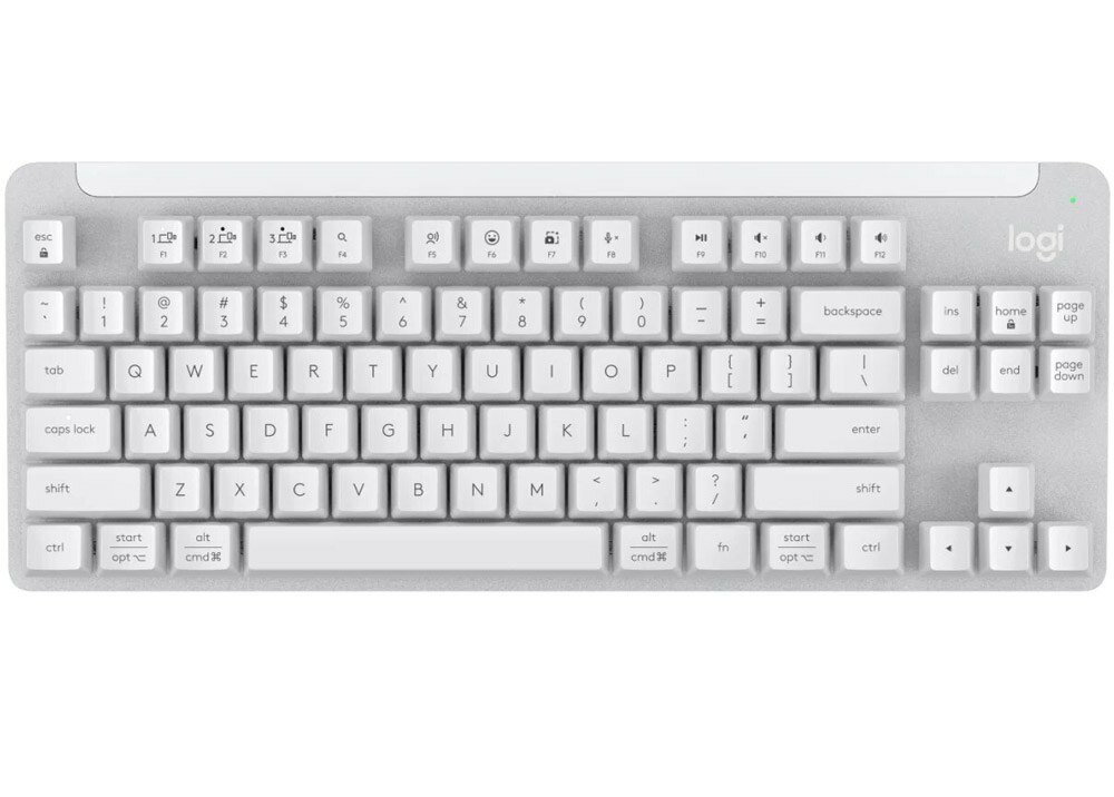 Клавиатура офисная Logitech K855 Red Switch (белый) (Английская раскладка)