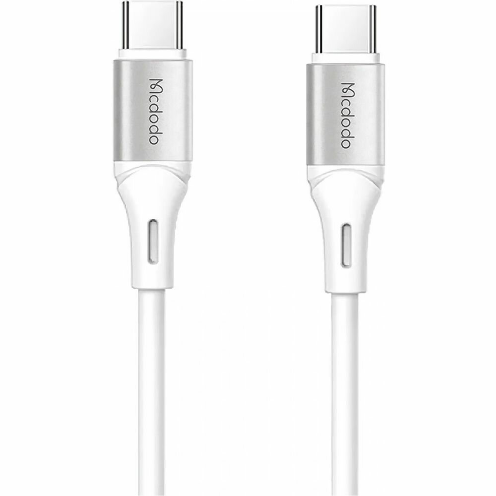 Кабель Mcdodo USB-C to USB-C 65W Color Series (1,2 метра) белый (CA-2211)