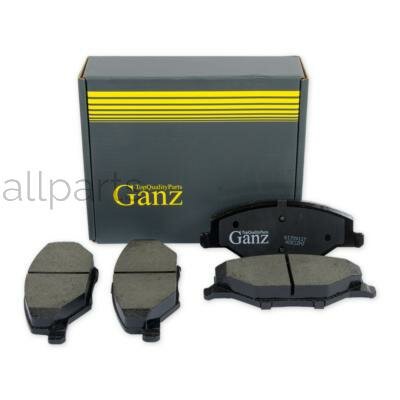 GANZ GIJ09117 Колодки передние VW Polo Sedan 2010->/SKODA Rapid 2014-> GANZ GIJ09117