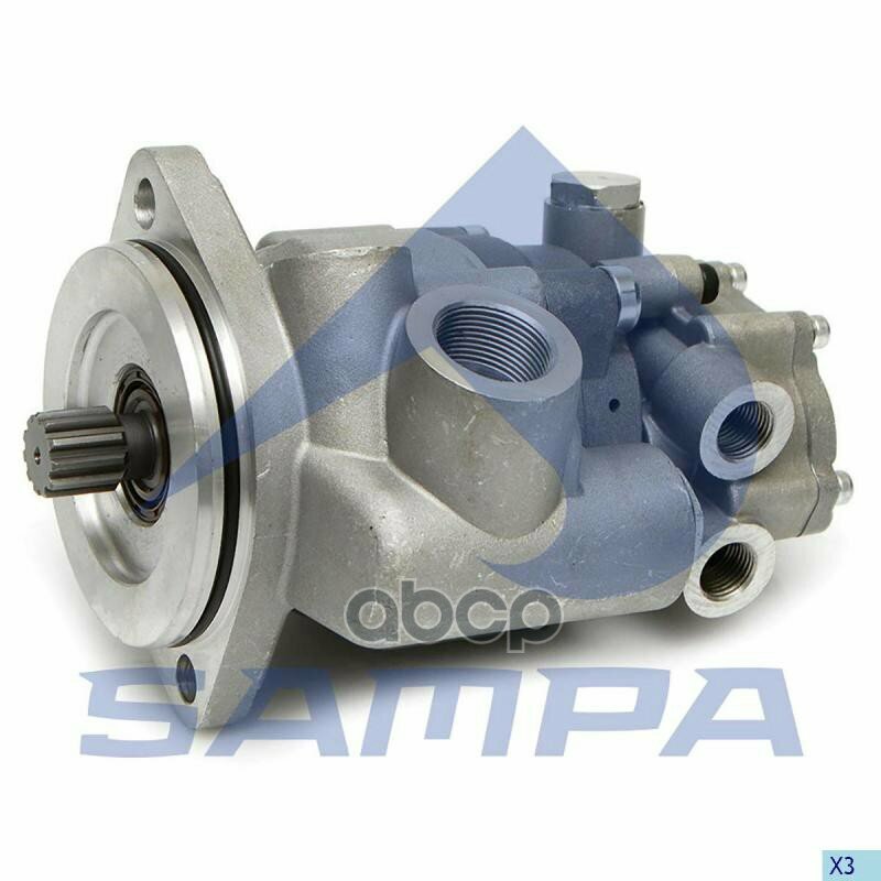 Насос ГУР DAF XF95/105 (Tandem Pump) SAMPA арт. 05131501