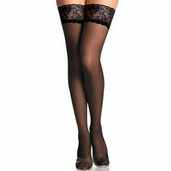 Чулки красные H6013