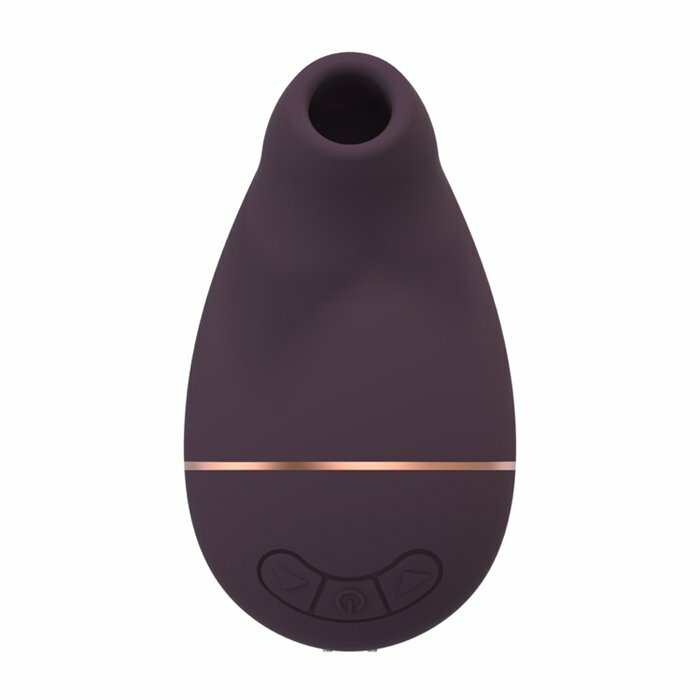 Массажер клиторальный Shots Toys Irresistible Kissable, 11 режимов, фиолетовый, водонепроницаемый