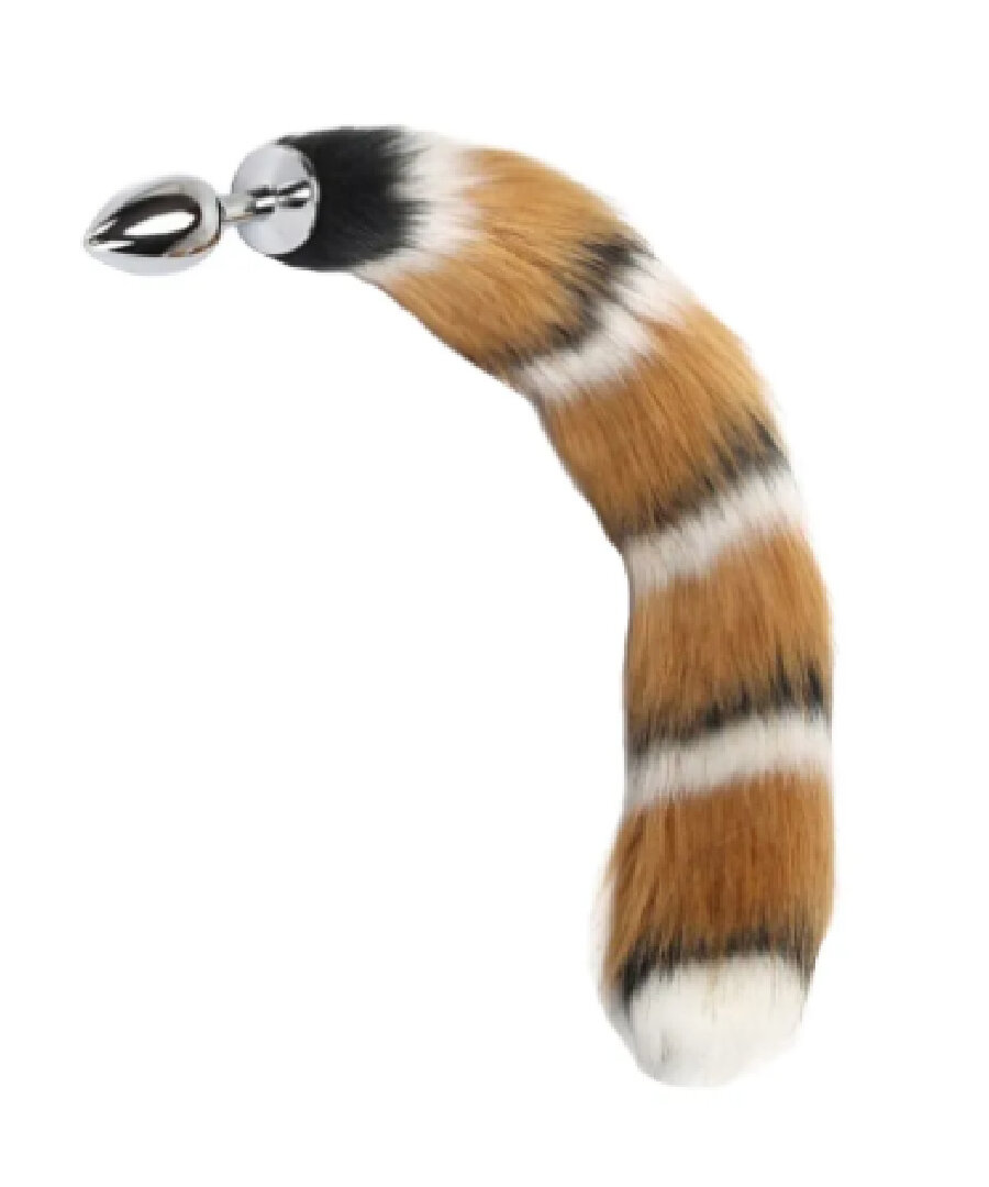 Fredorch Маленькая анальная пробка хвост лисы, цвет рыжий, размер S