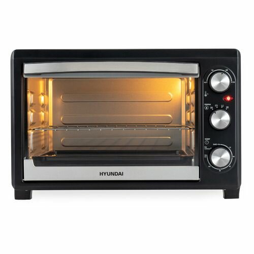 Мини-печь Hyundai MIO-HY073, серебристый