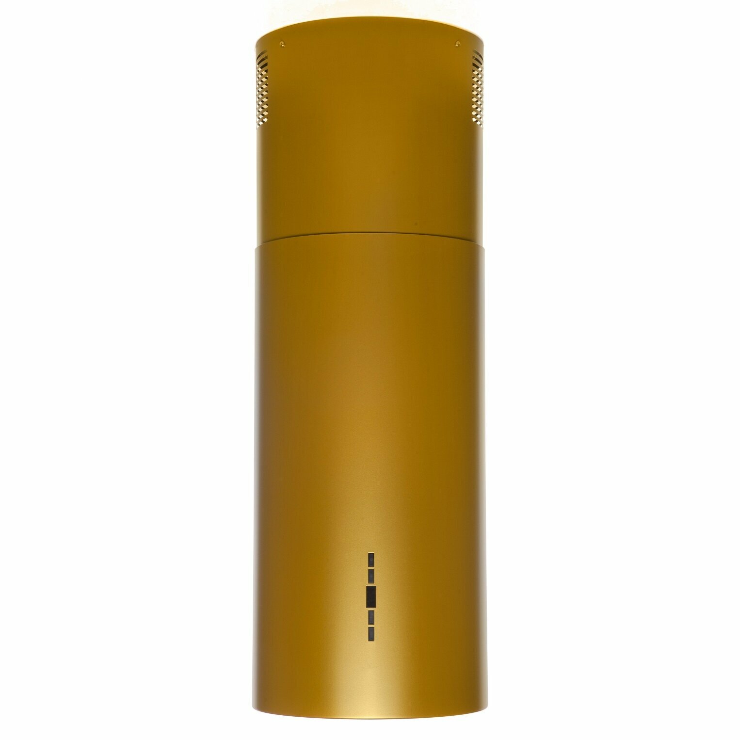 Вытяжка Konigin Fury 31 см, островная, электронное управление, пульт ДУ, таймер, золотистая