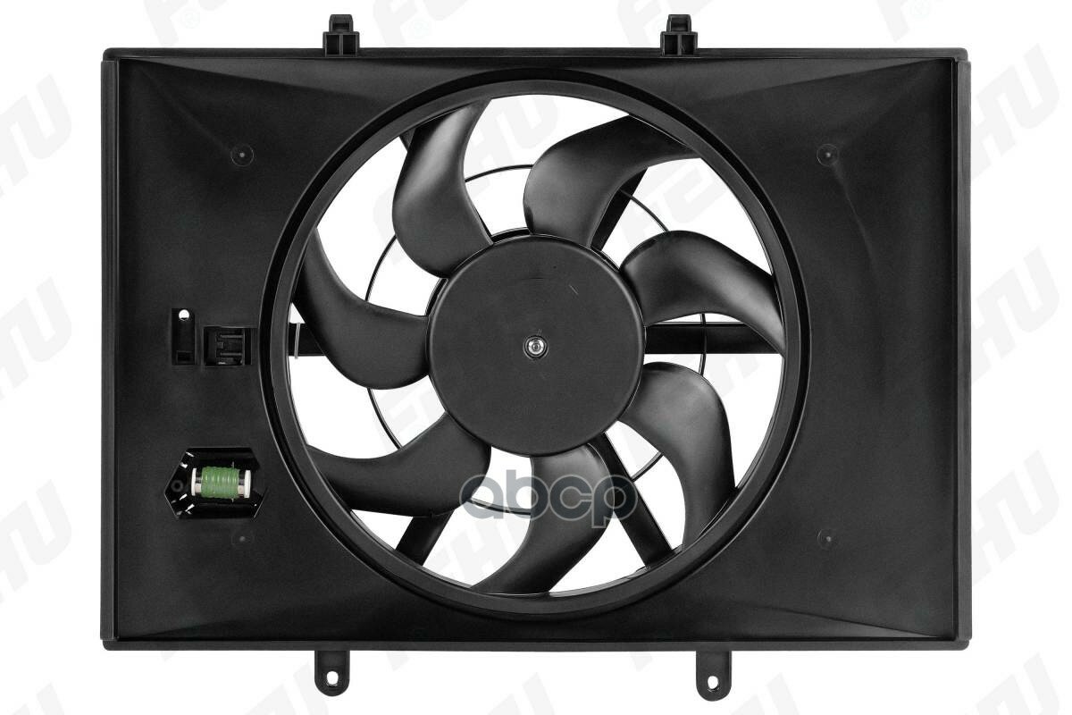 Электровентилятор охлаждения с Кожухом для Great Wall Hover H5 (10-) 2.0D FEHU арт. ffc1153