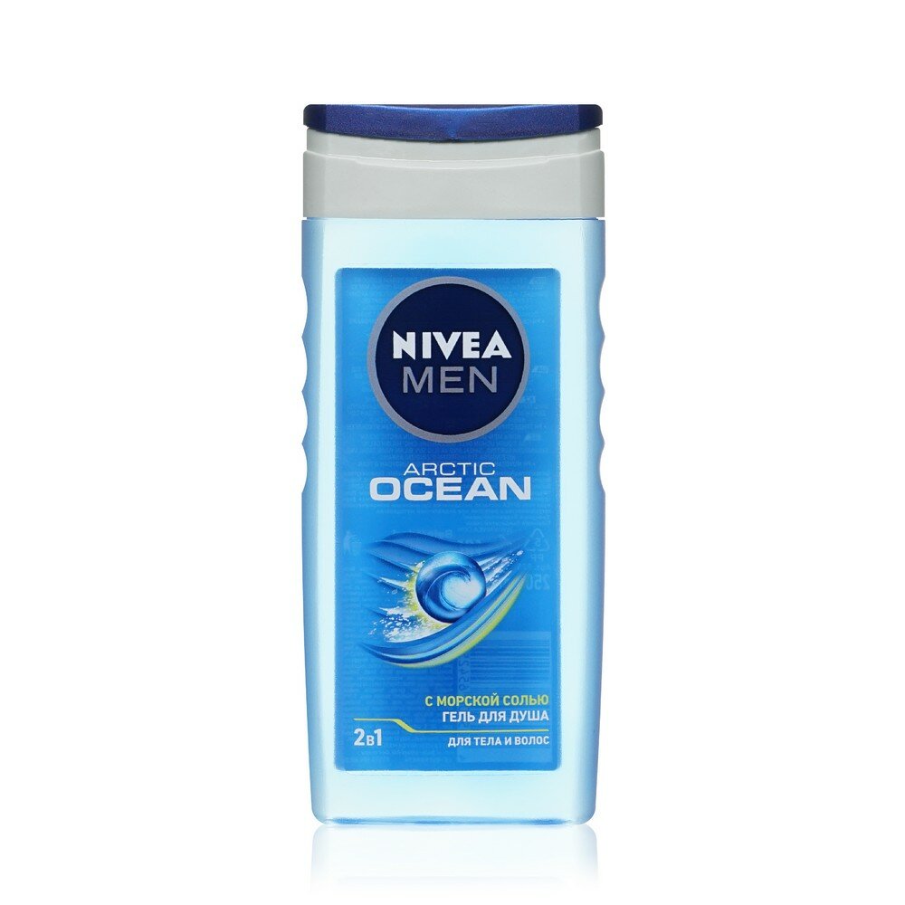 Мужской гель для душа NIVEA Men " Arctic Ocean " 250мл