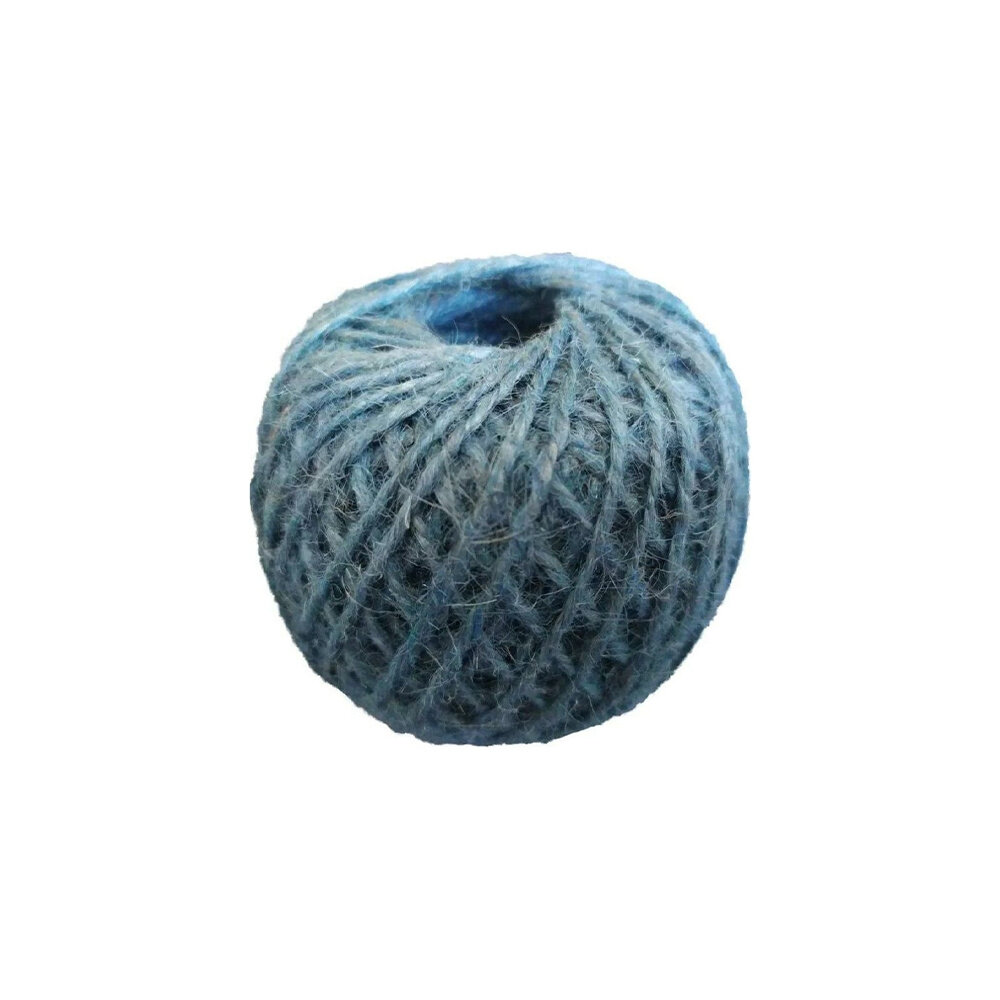 Шпагат джутовый цвет синий, 1120 Текс (100 м) {70753} (1 шт)