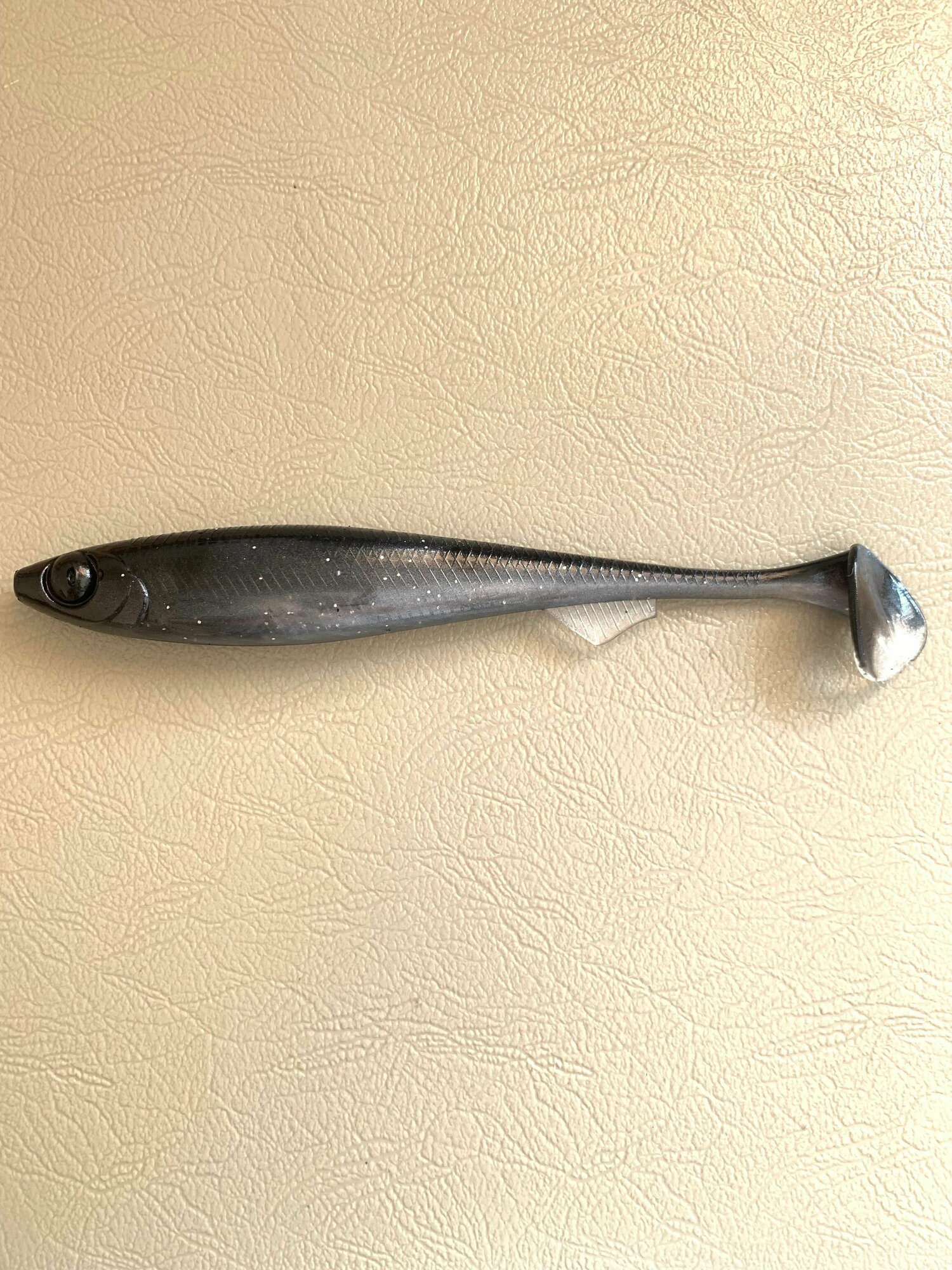 Мягкая силиконовая приманка Килька Про 20 см,1шт, (свимбейт/ джеркбейт), Натурал (Natural).