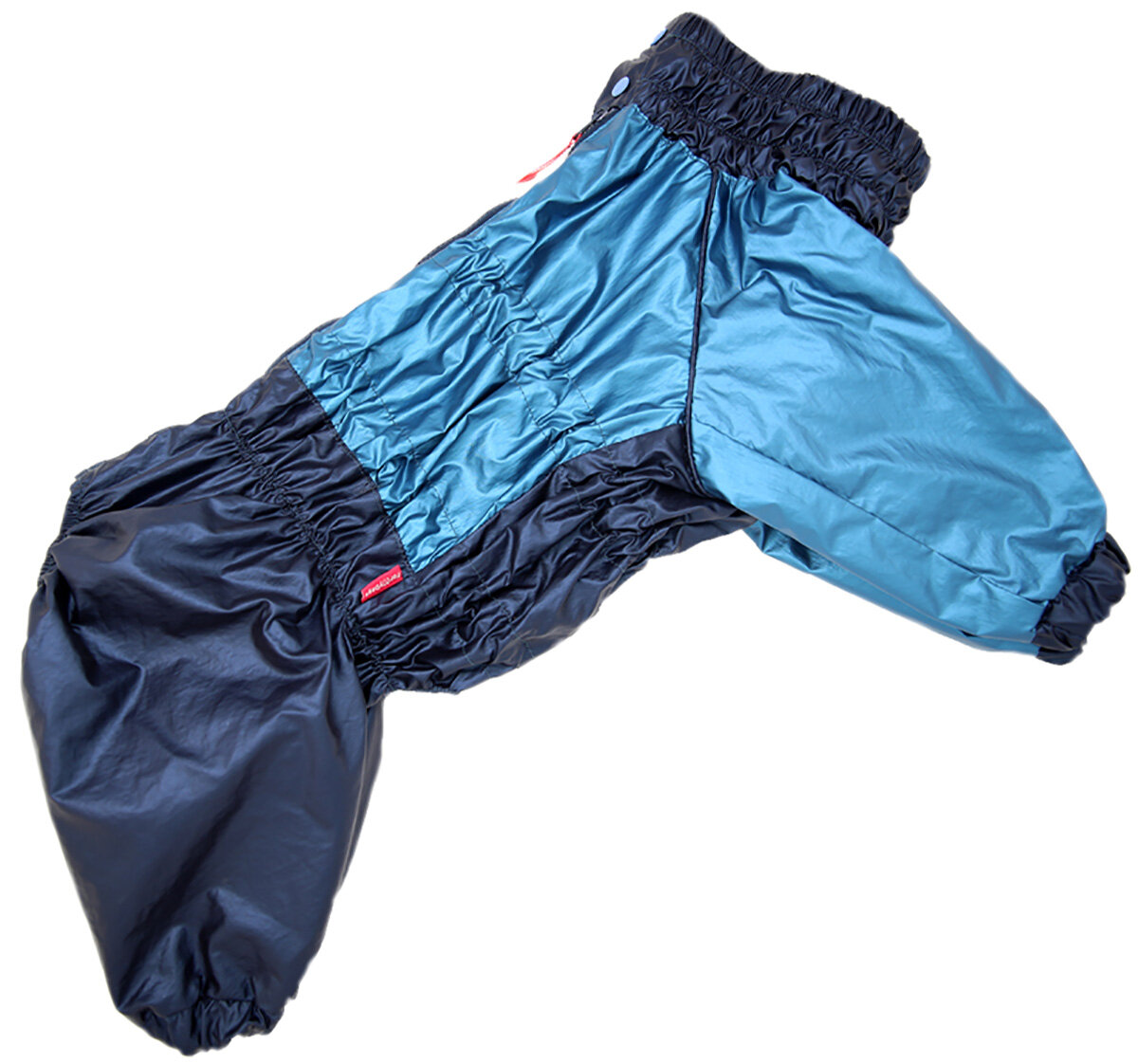 FOR MY DOGS дождевик для собак синий металлик для мальчиков 488SS-2020 M (B2)