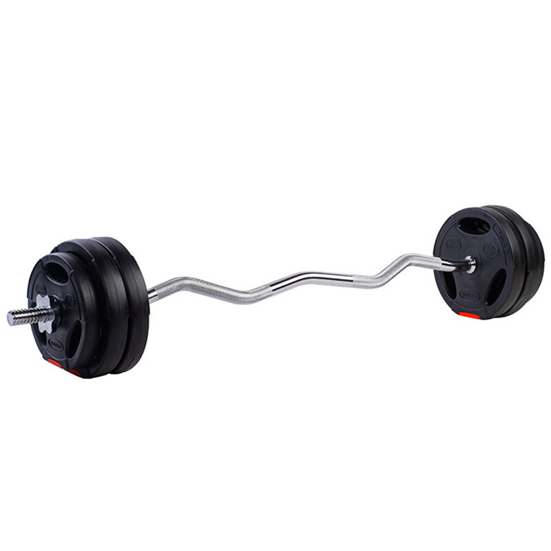 Штанга EZ пластиковая с 3-х хватными блинами 17,5 кг Voitto