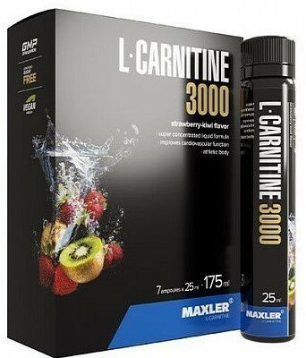 Maxler L-Carnitine 3000 Comfortable Shape, 7 шт. по 25 мл (Абрикос-манго)