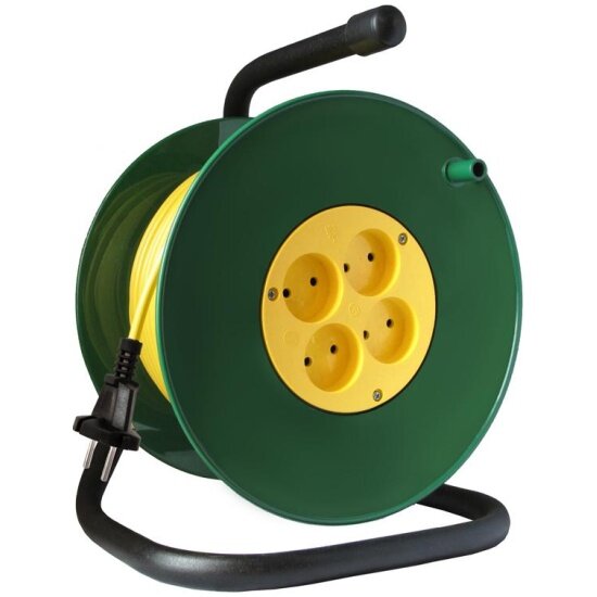 Удлинитель на катушке Союз 4х50м без заземл. 6А IP20 1.3кВт, 481S-3105