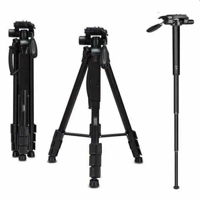 Штатив Jmary KP-2264 Black два в одном штатив и монопод [57/176cm, нагрузка 4 кг]