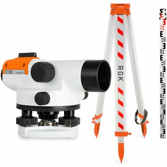 Оптический нивелир Rgk C-28 + S6-N + AMO рейка S3