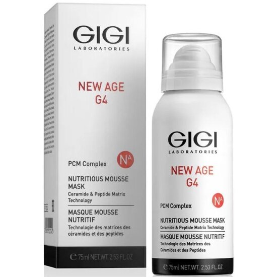Маска мусс для лица Gigi New Age G4, экспресс увлажнение, 75 мл