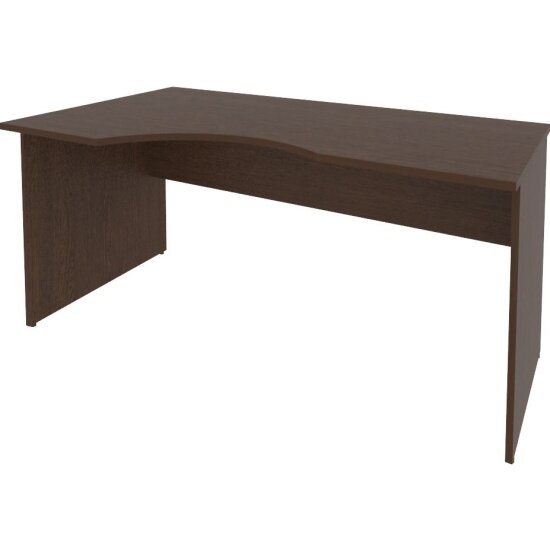 Стол Riva криволинейный левый А. СА-1 (L) Венге 1600*900*750
