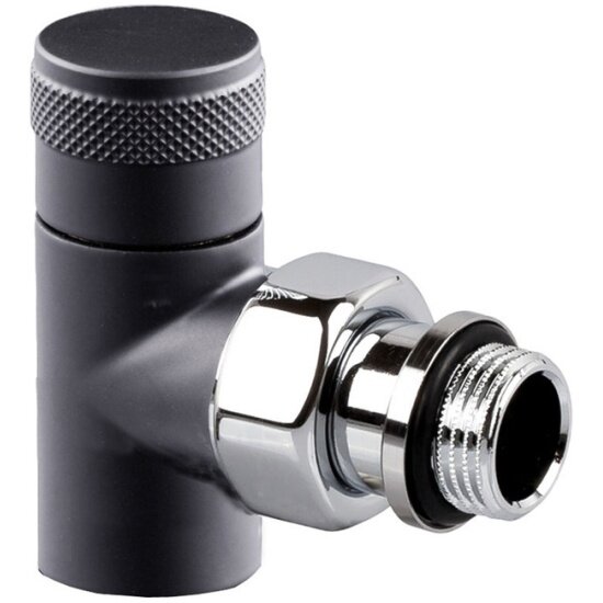 Клапан SR Rubinetterie Tondera угловой 1/2", чёрный матовый