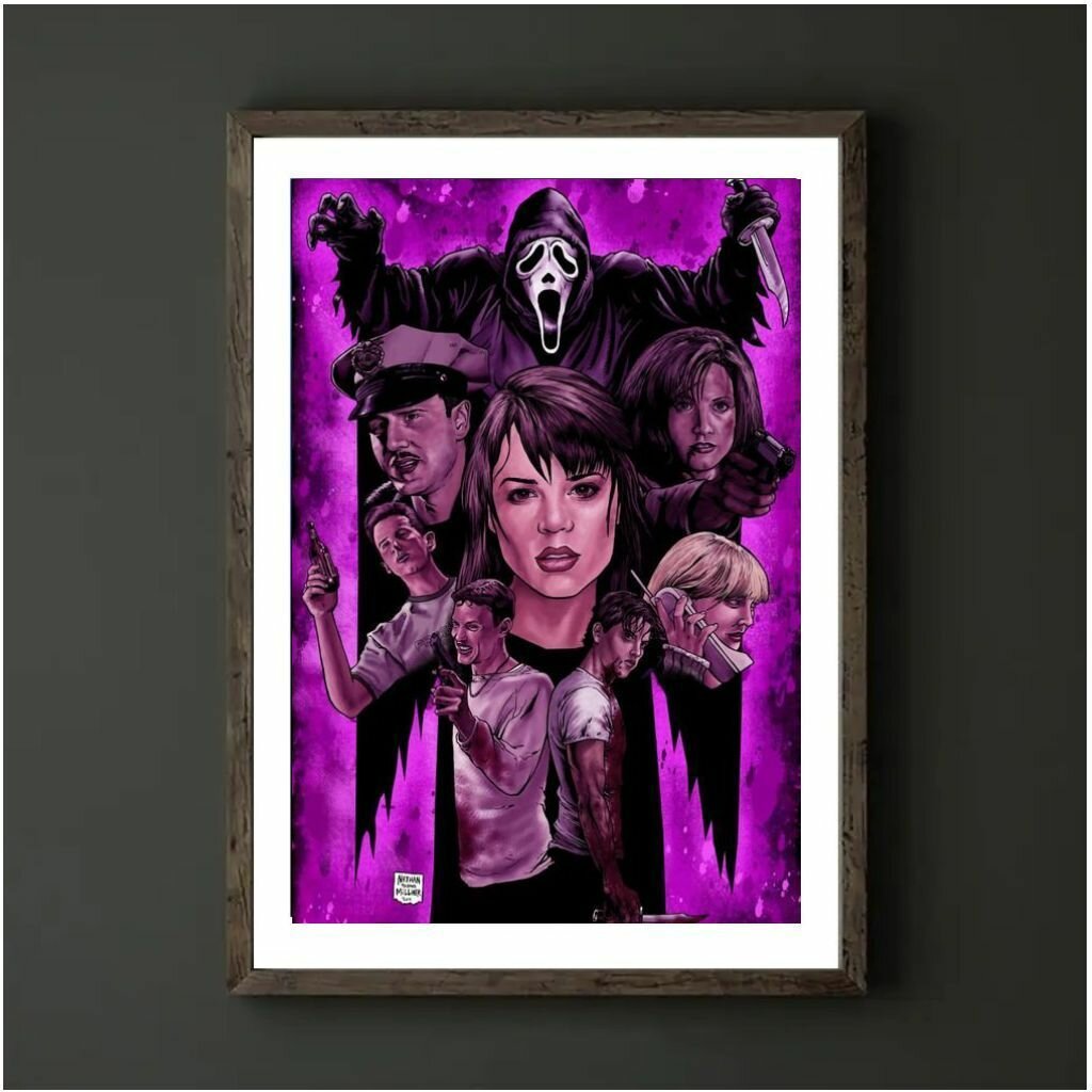 Постер "фильм Крик (Scream)" Cool Eshe из коллекции "Любимые герои", А4