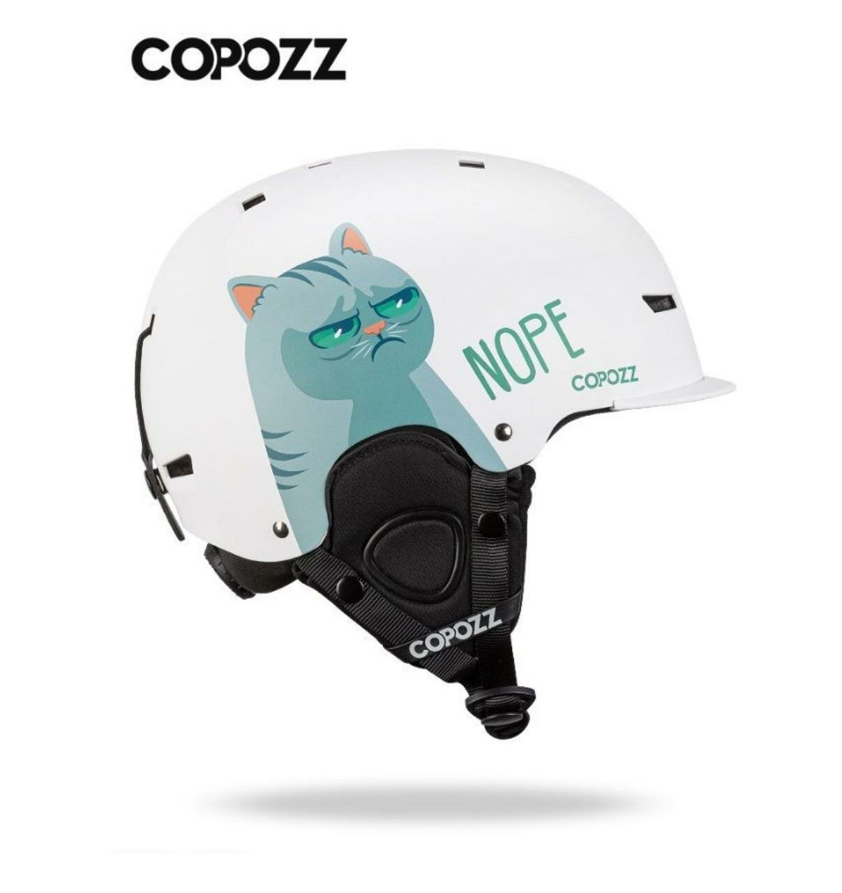 Шлем взрослый защитный горнолыжный сноубордический COPOZZ GOG-20200