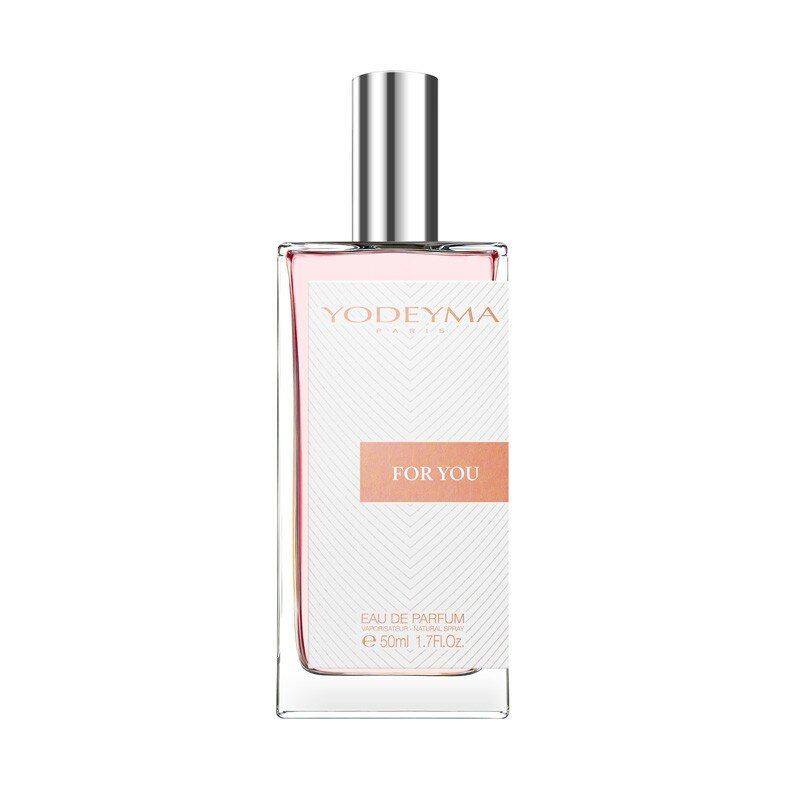Парфюмерная вода женская YODEYMA "For You" 50ml (Белый кедр/Жасмин/Бергамот)