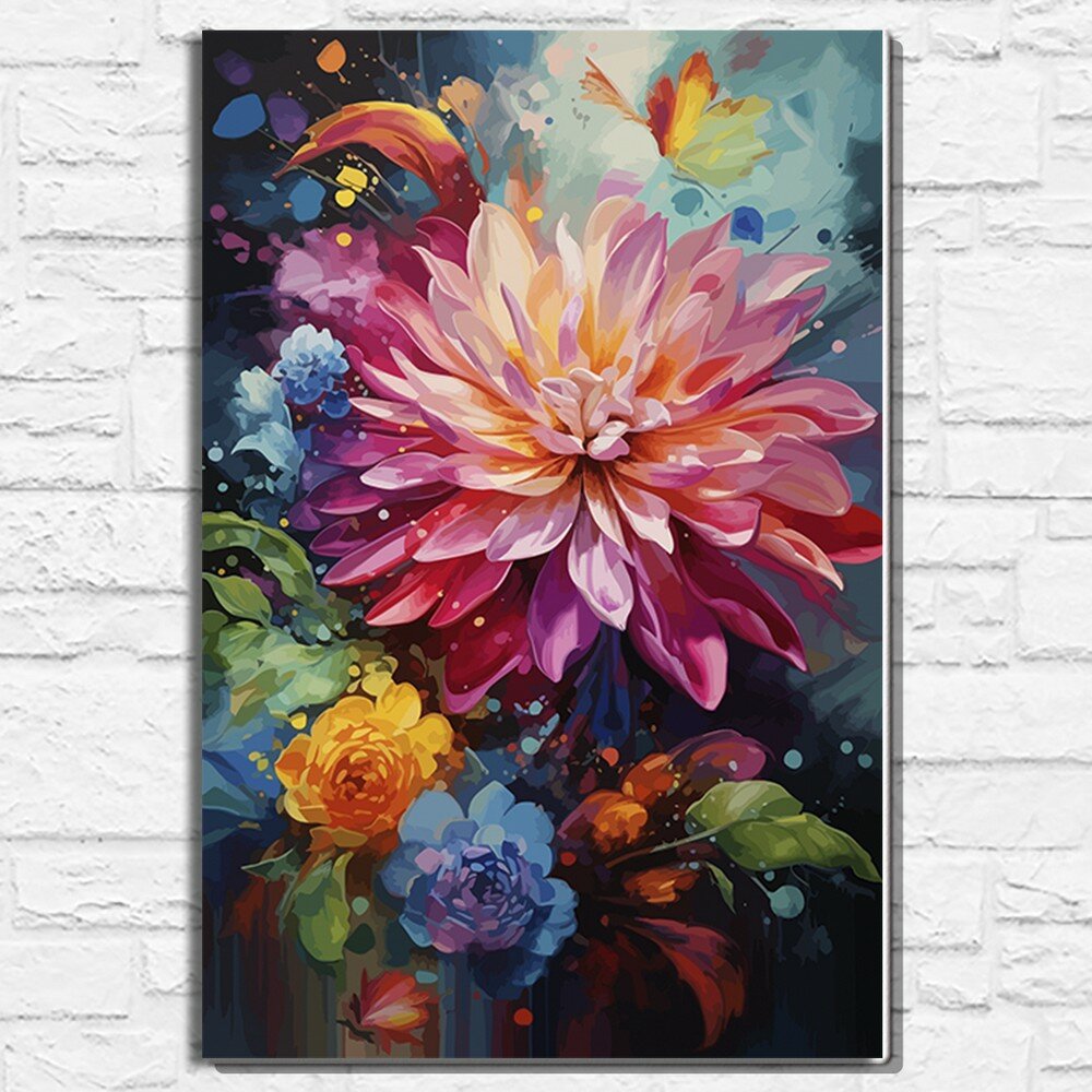 Картина по номерам на холсте природа цветок (пейзаж) - 12612 В 60x40