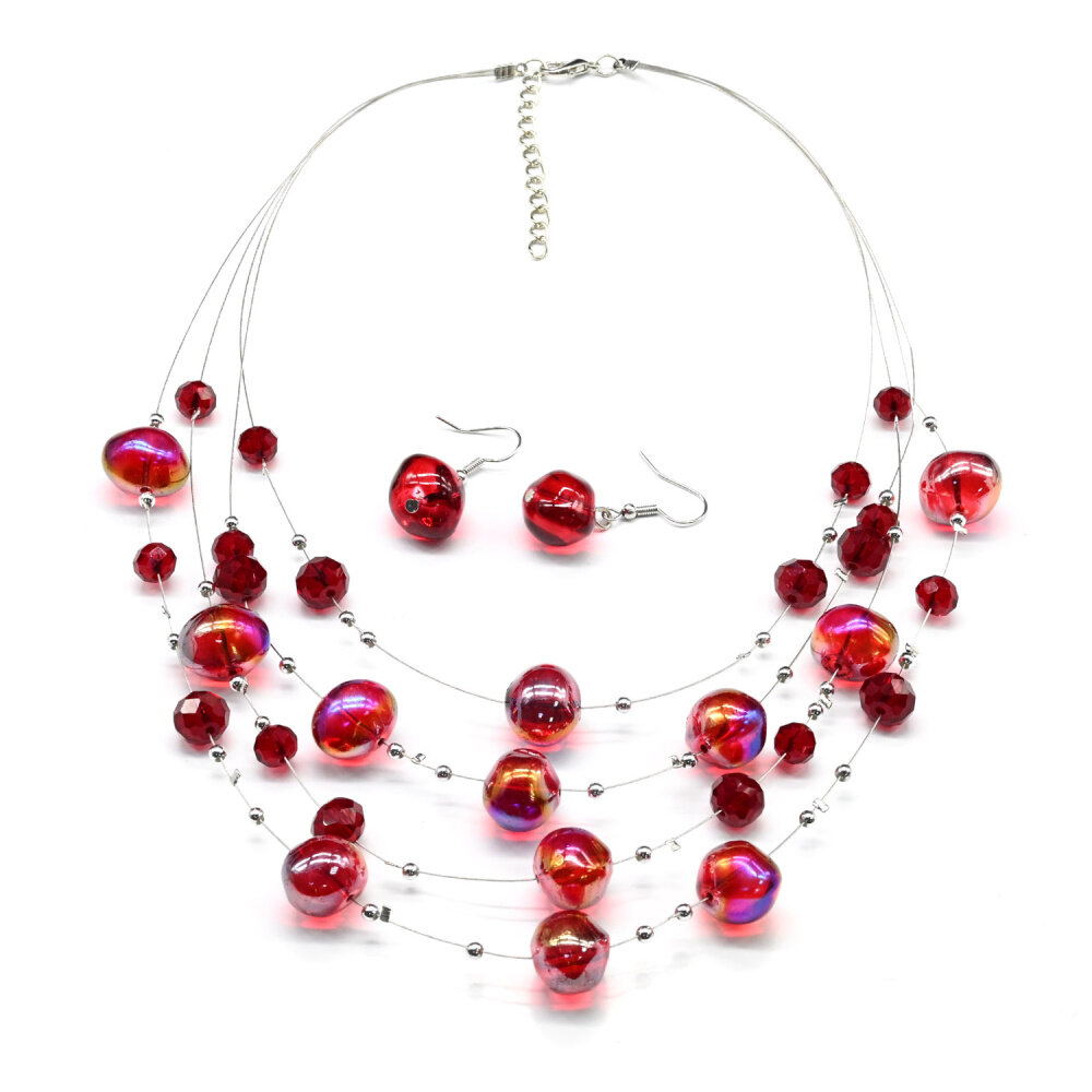 Колье, хрусталь