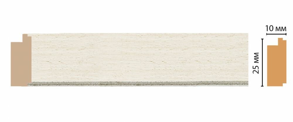 Молдинг Decomaster 102-15 В25хШ10хД2400 мм / Декомастер