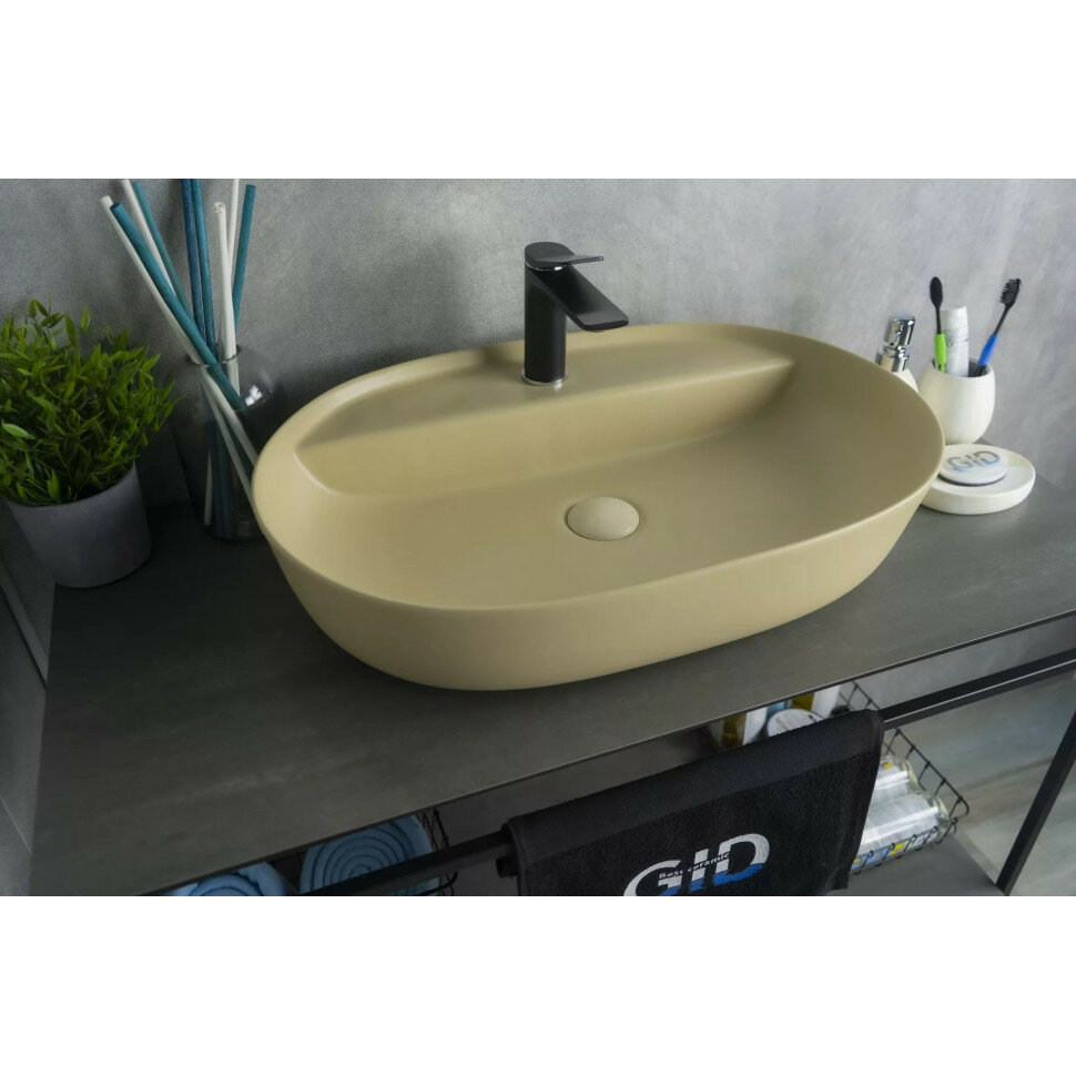 Раковина накладная (61х41) Gid Sr1346