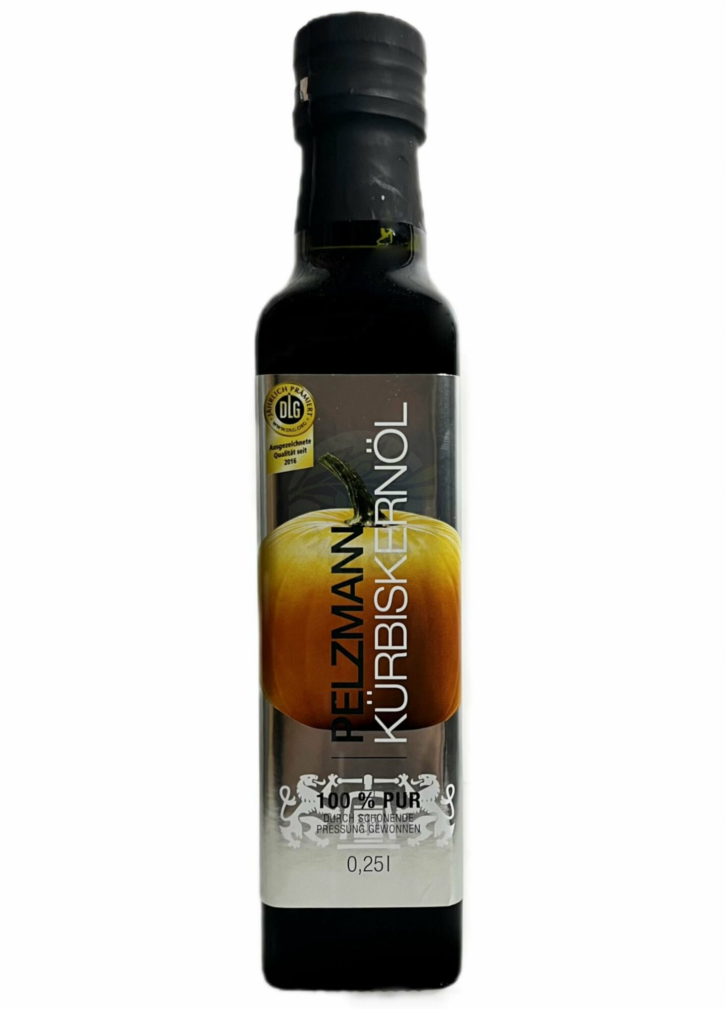 Тыквенное масло холодного отжима Pelzmann нерафинированное штирийское, Австрия, 250 мл