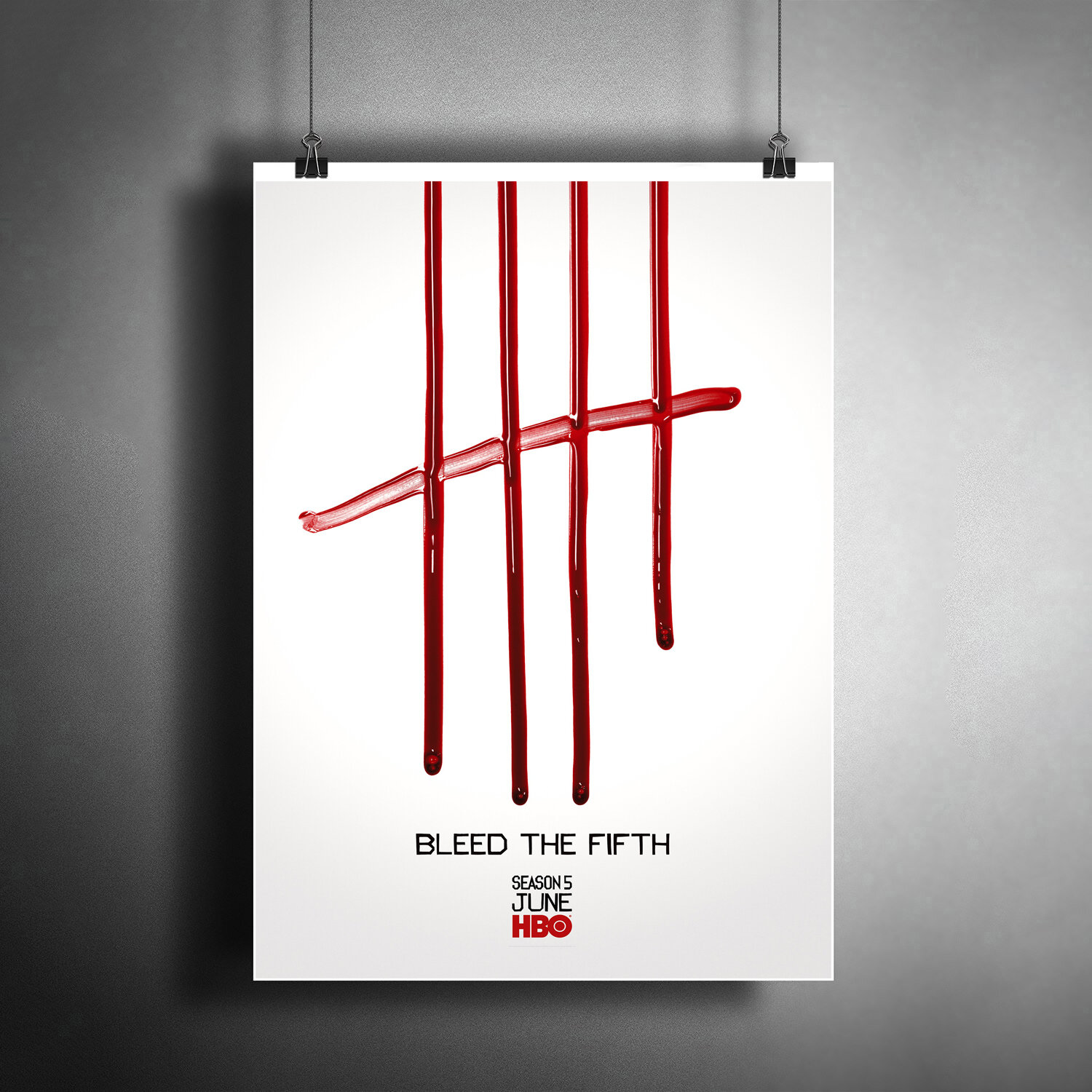 Постер плакат для интерьера "Сериал: Настоящая кровь. True Blood. Сериал про Вампиров" / A3 (297 x 420 мм)