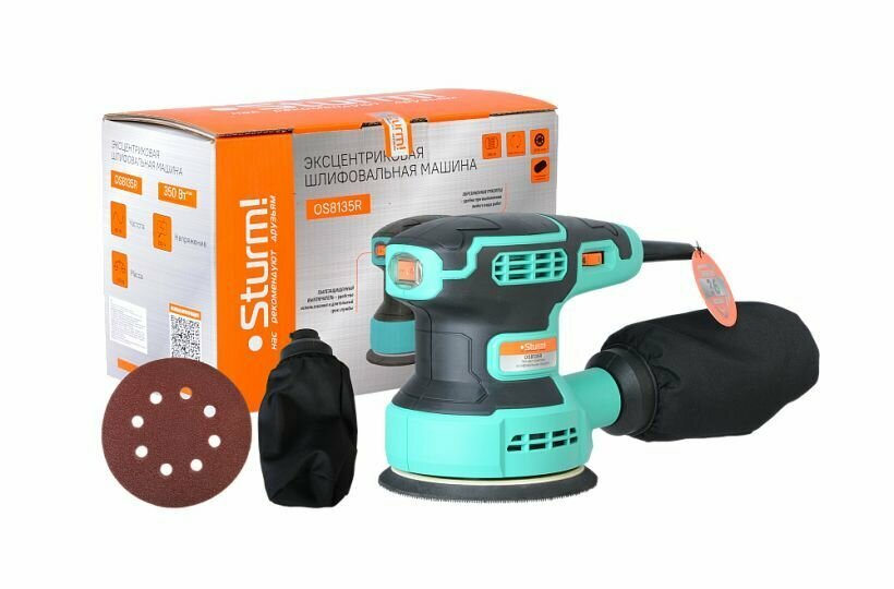 Эксцентриковая шлифовальная машина Sturm OS8135R