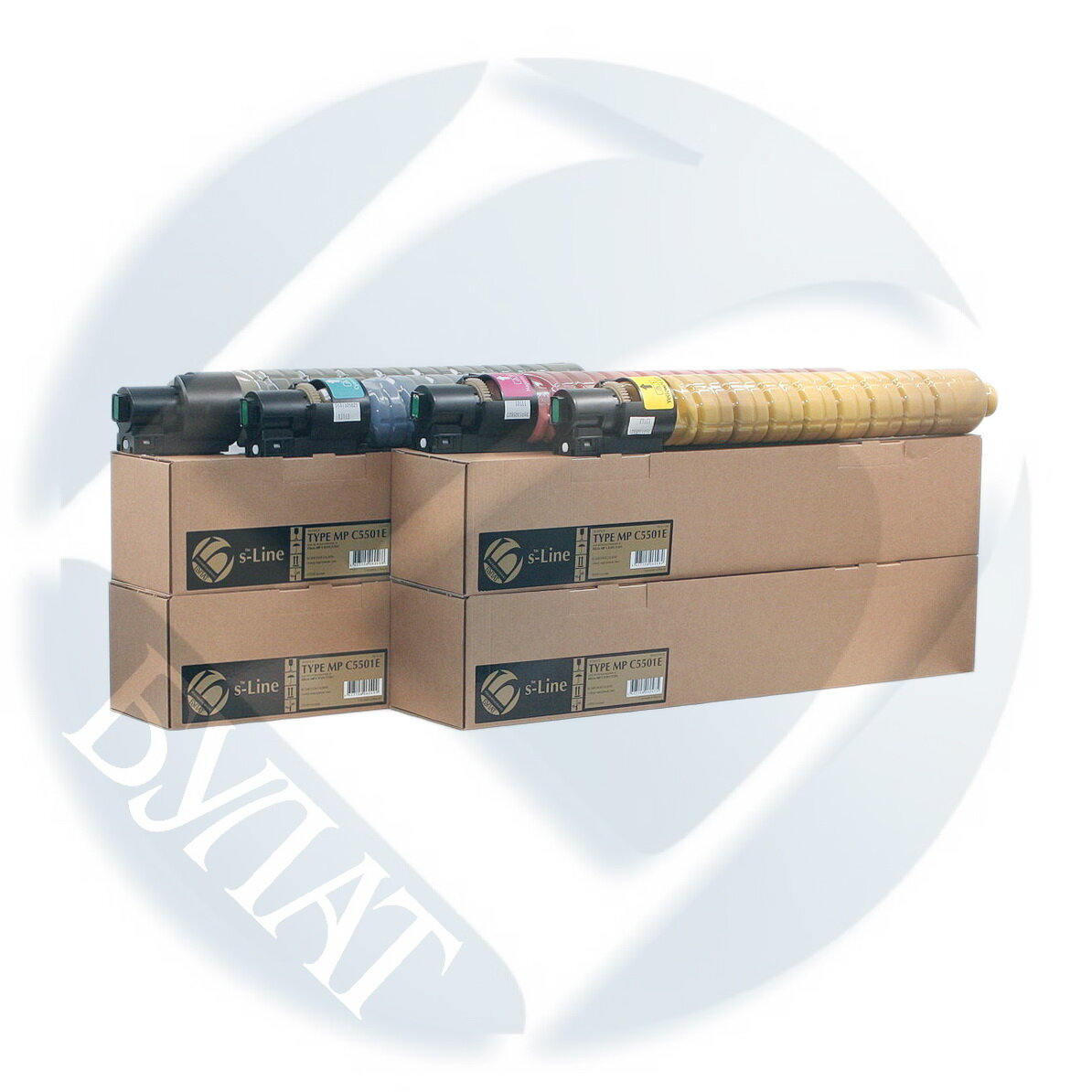 Тонер-картридж булат s-Line MP C5501E (841458) для Ricoh Aficio MP C4501, MP C5501 (Пурпурный, 18000 стр.)