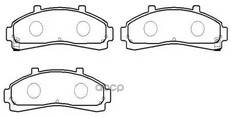 Колодки тормозные дисковые FORD: TRUCK 02-95 MAZDA: TRUCK 02-95 MERCURY: TRUCK HSB арт. HP5076