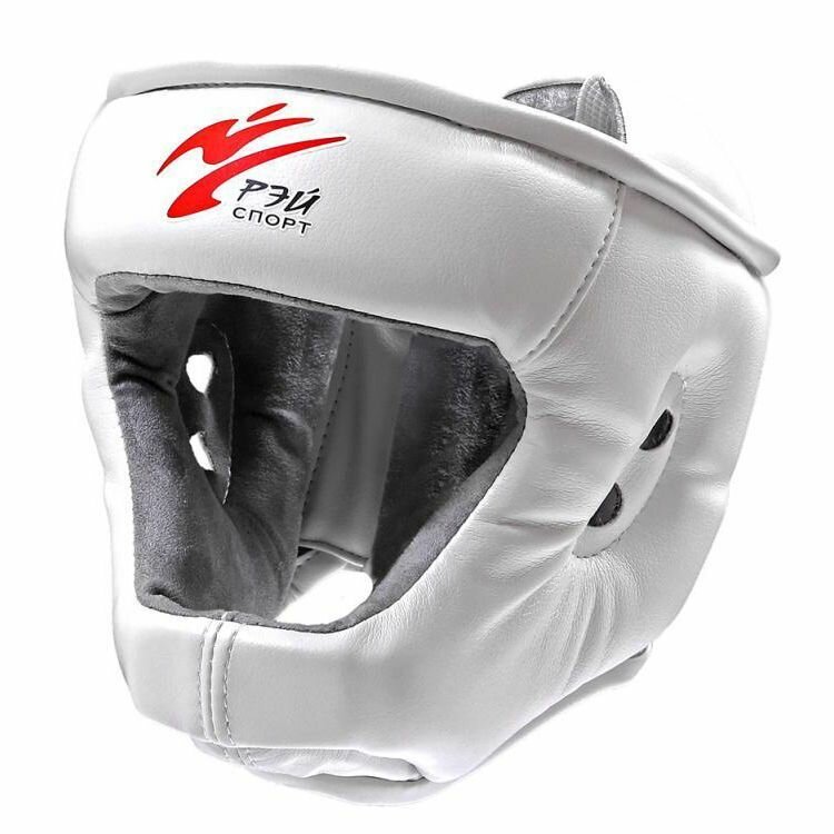 Ш45sИВ Шлем для контакт. единоборств бампер, иск. кожа, размер S (цвет белый)